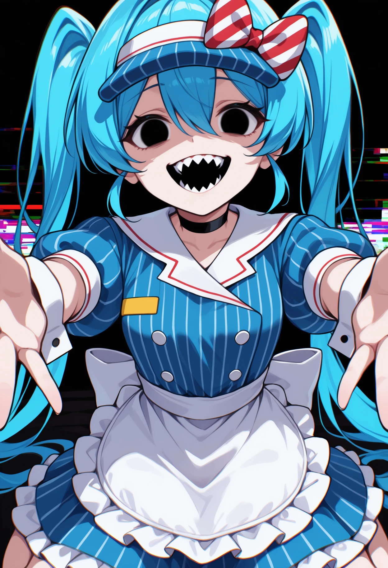 Masterpiece, best quality, (glitch:1.2), distortion, horror - SeaArt AI