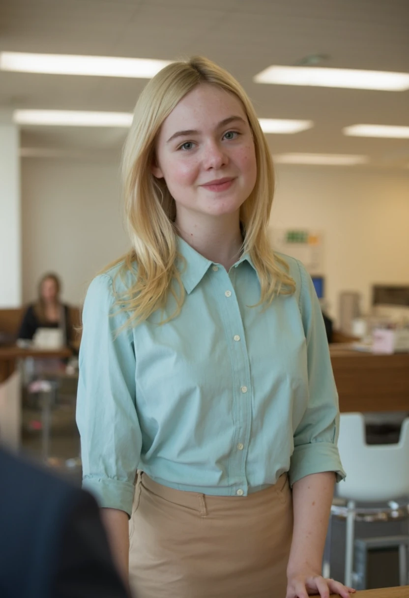 { "T5": "A candid, natural light photograph of Elle Fanning - SeaArt AI
