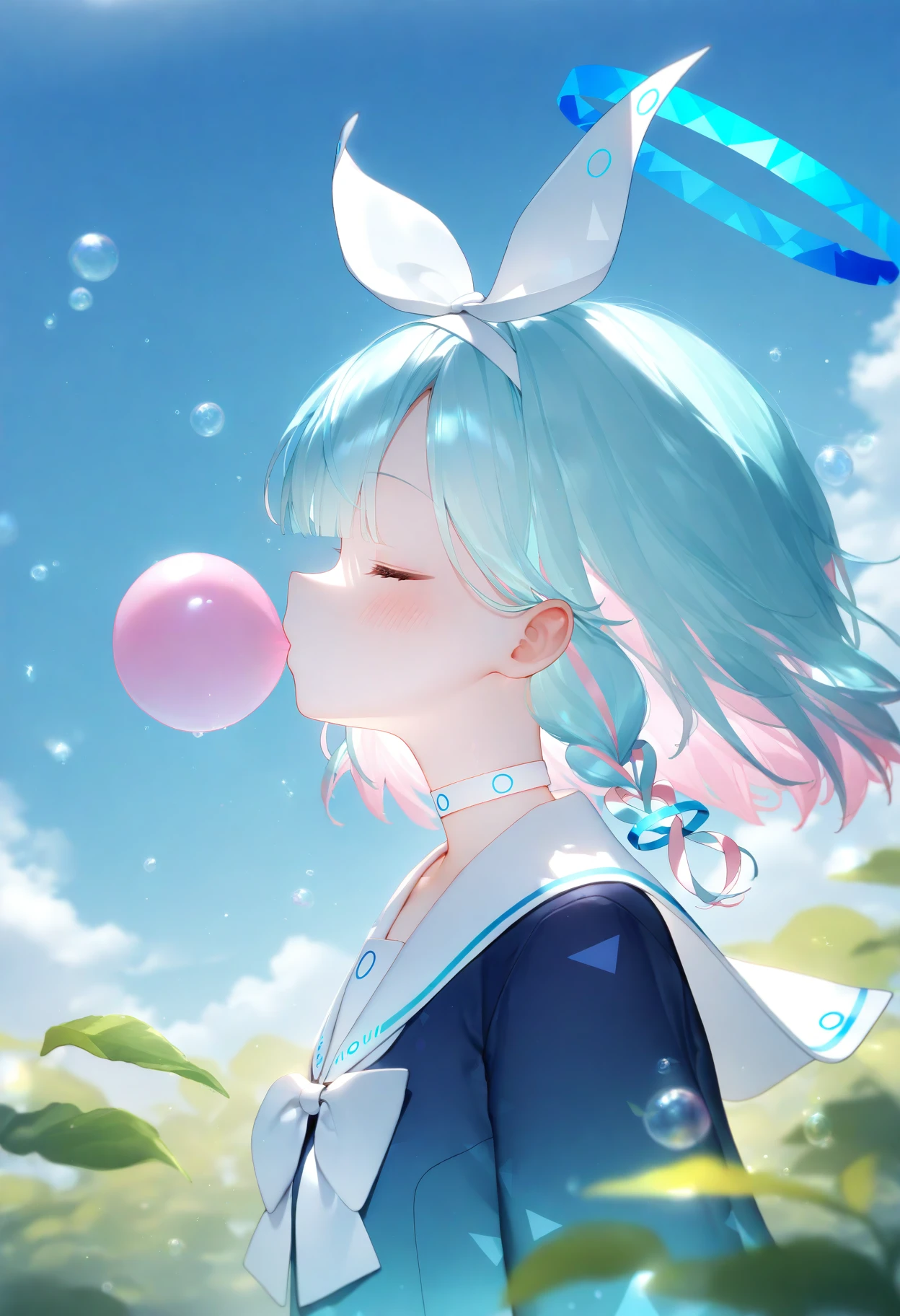 Masterpiece, best quality, good quality, alens, 1girl, arona - SeaArt AI