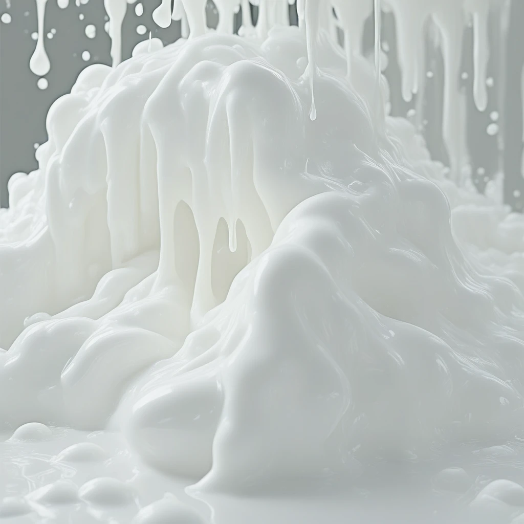 Whiteslimedx, white slime, sticky white slime - SeaArt AI