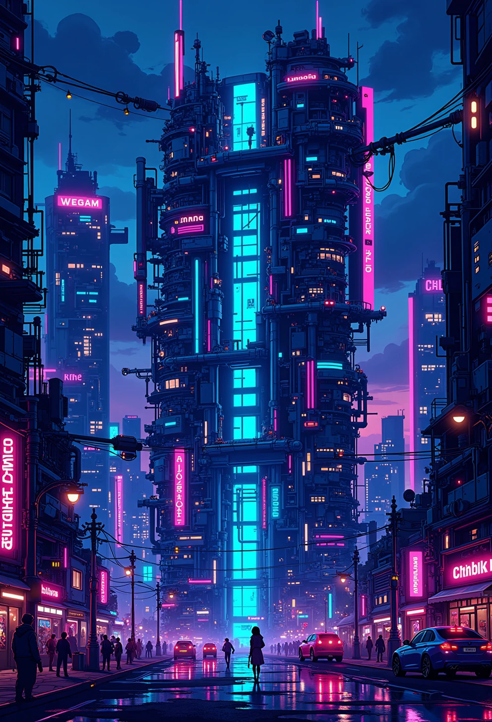 , A digital artwork in the style of cknc - SeaArt AI