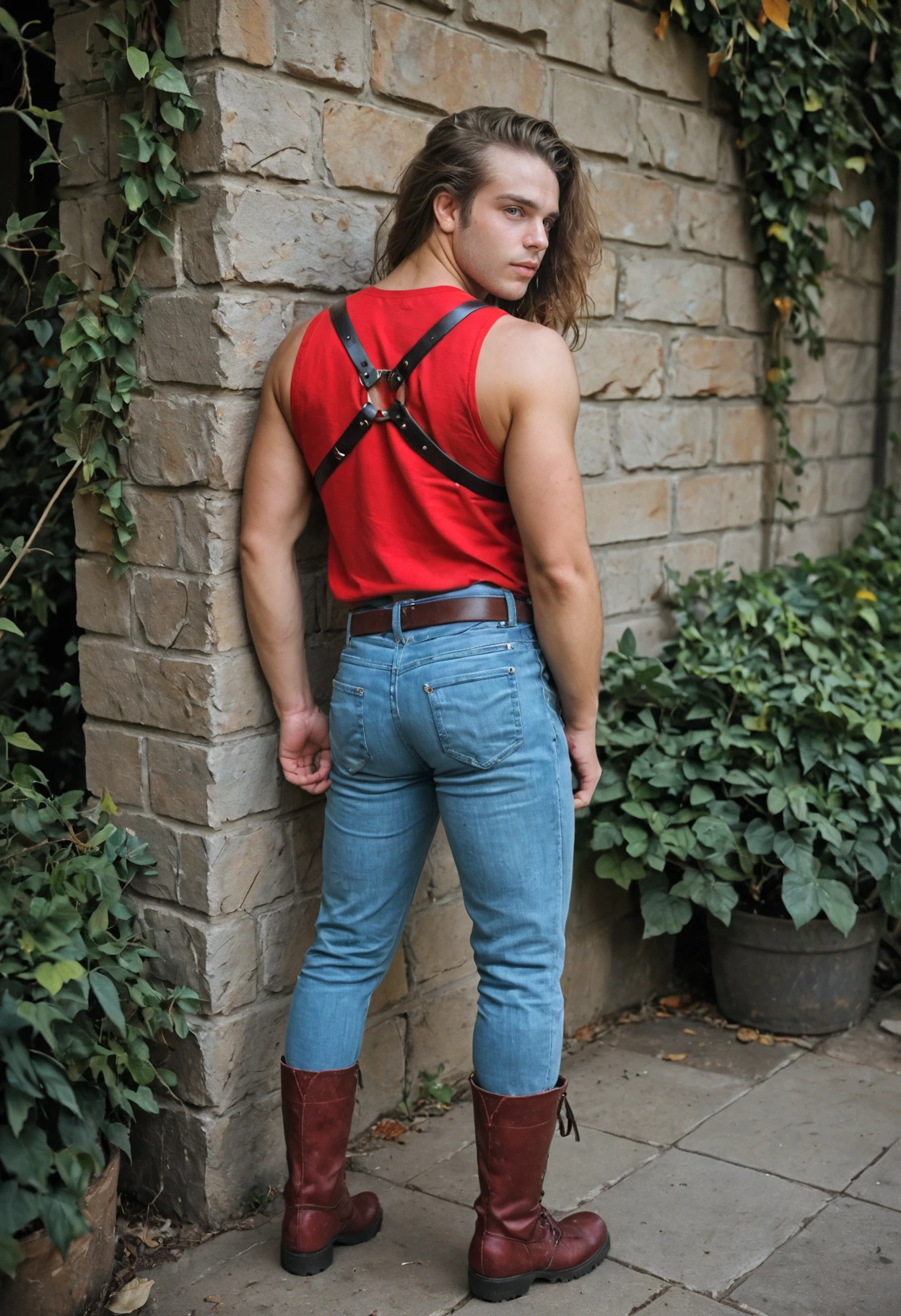 Score_9, score_8_up, score_7_up, looking back,