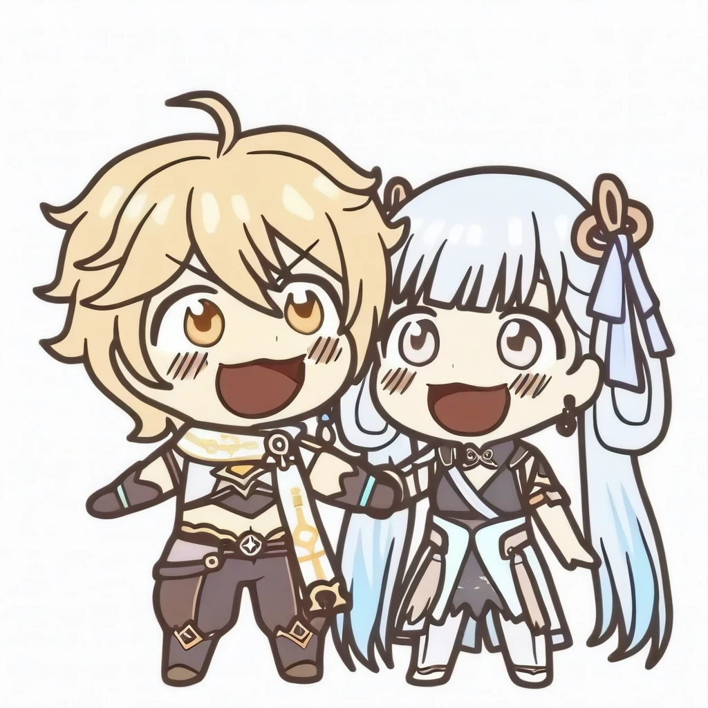 ,chibi,laughing,:3,:d,,loundraw - SeaArt AI