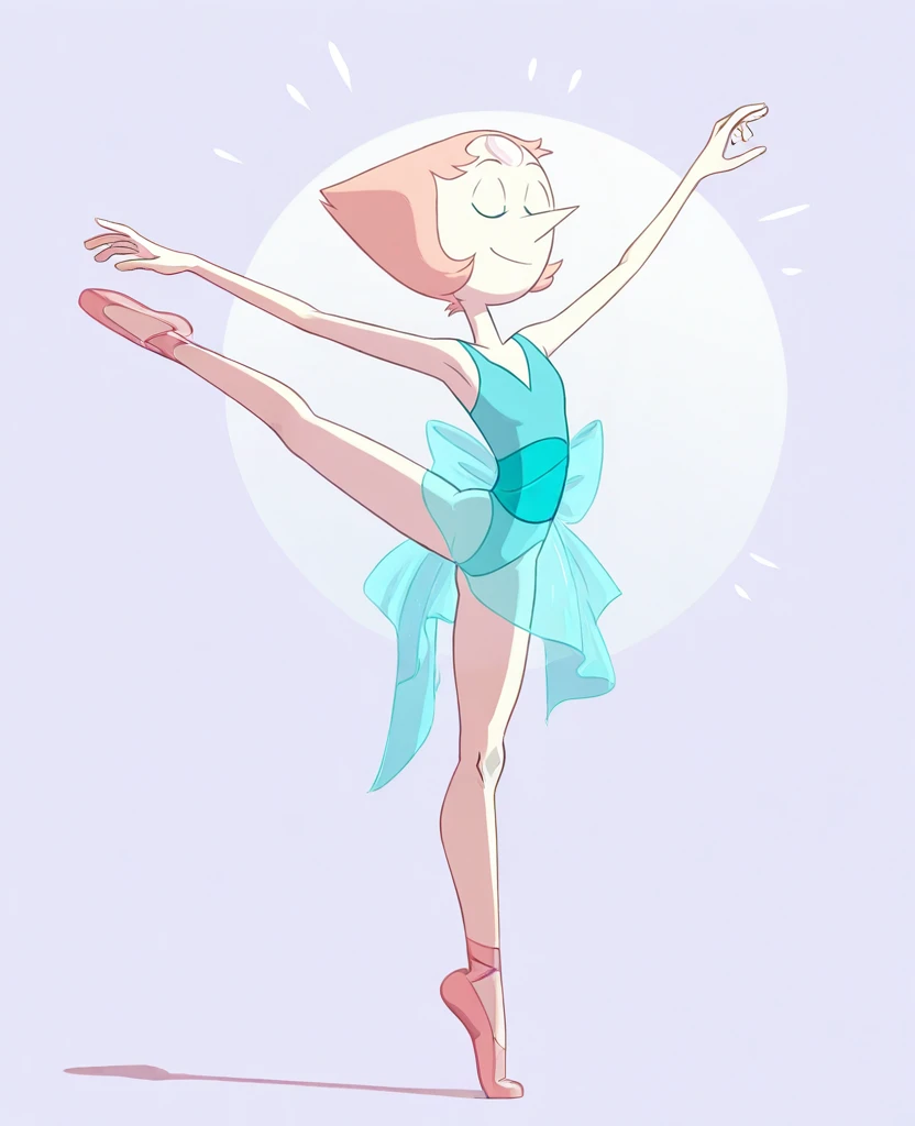 pearl, steven universe, 1girl, ballet, smile - SeaArt AI