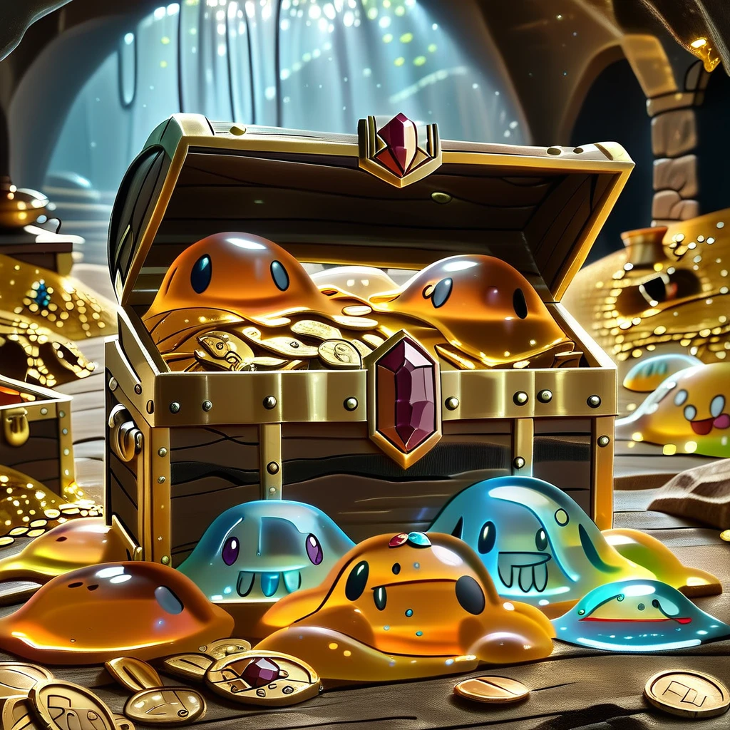 Chalice made out of slime, fancy cup made out of slime, fancy chalice ...