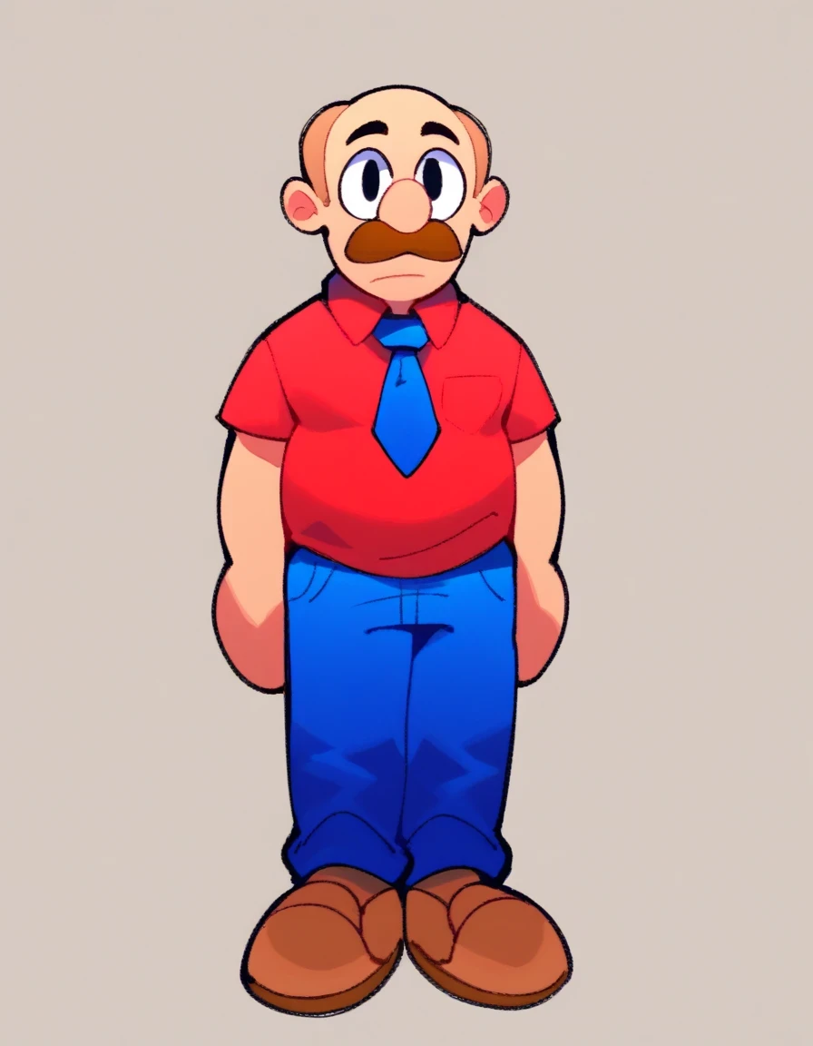 Marvin_SML, solo, shirt, 1boy, standing, full body, male focus - SeaArt AI