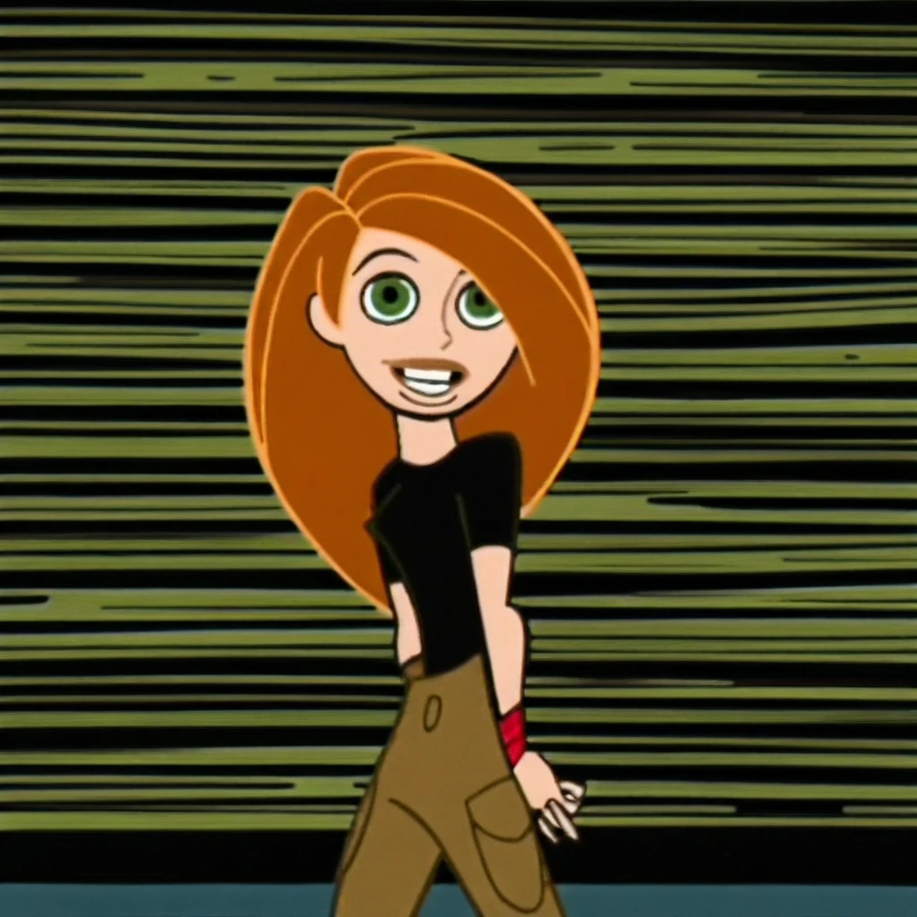 On-model, accurate art style, anime screencap, kim possible, cartoon ...