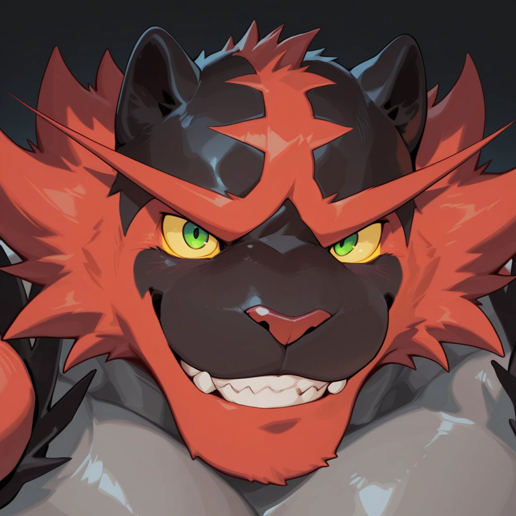 Masterpiece, best quality, amazing quality, solo, 1boy, Incineroar ...