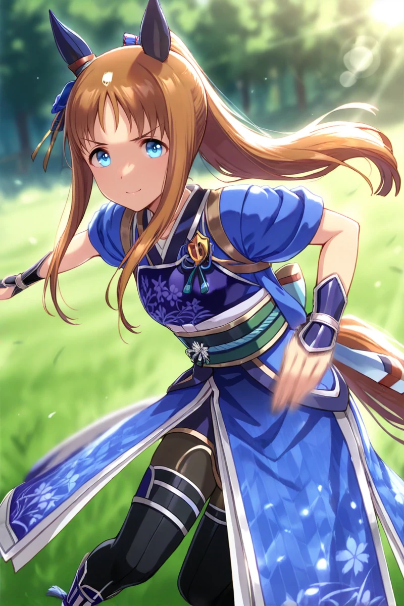 Masterpiece, best quality, grass wonder \(umamusume\), 1girl - SeaArt AI