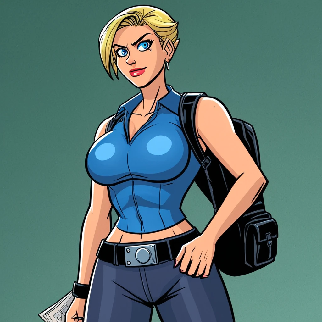 Comic book art of A cartoon picture of jill - SeaArt AI