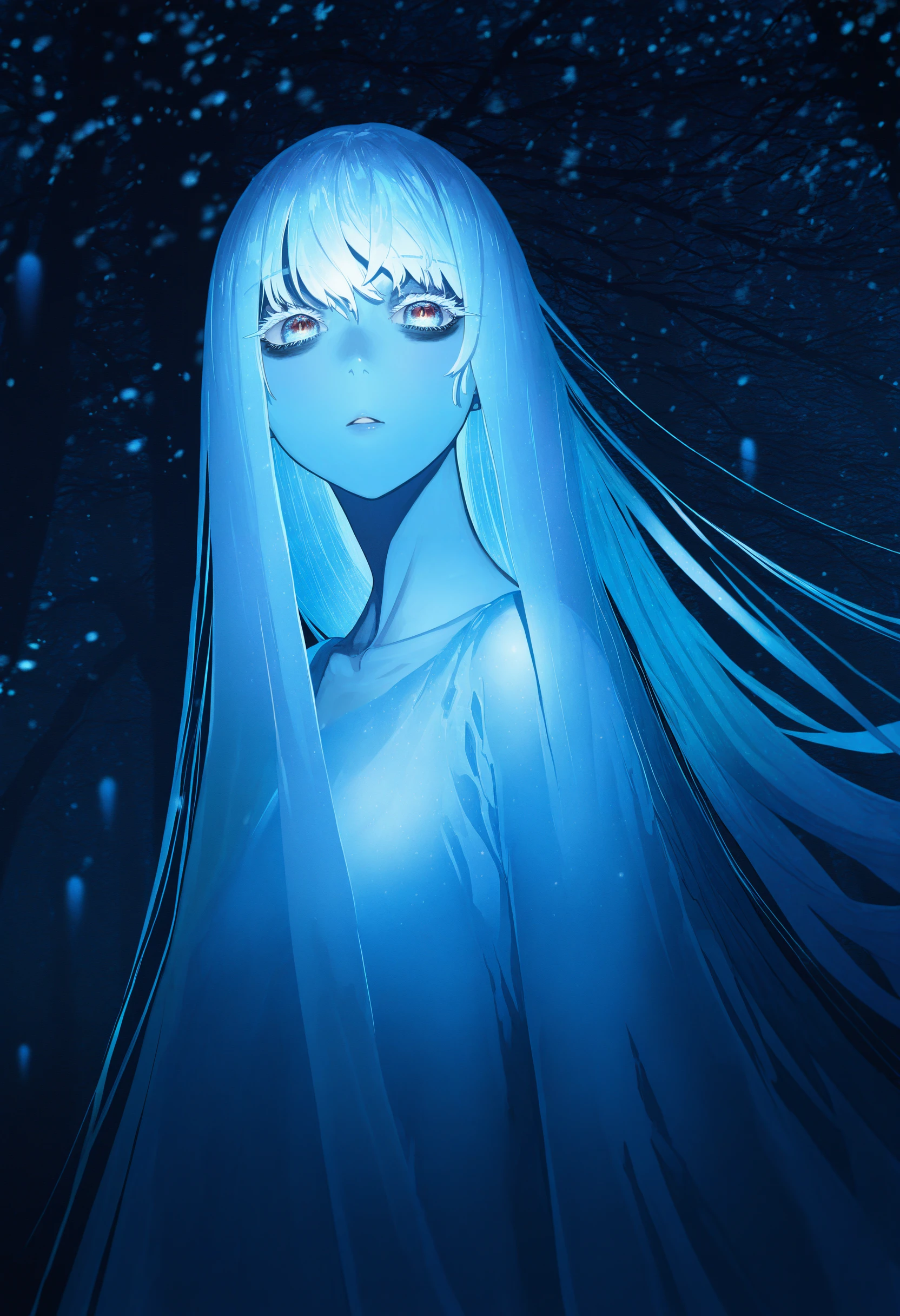 Bioluminescence, by [ekrea jan|diyokama|say hana|lam], 1girl - SeaArt AI