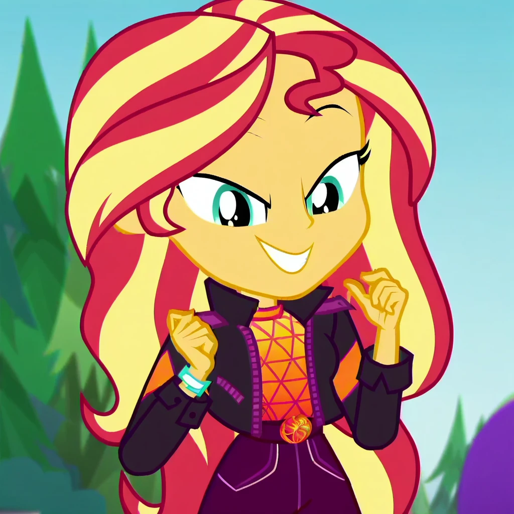 1girl, sunset shimmer, music festival outfit, sunset_festival - SeaArt AI