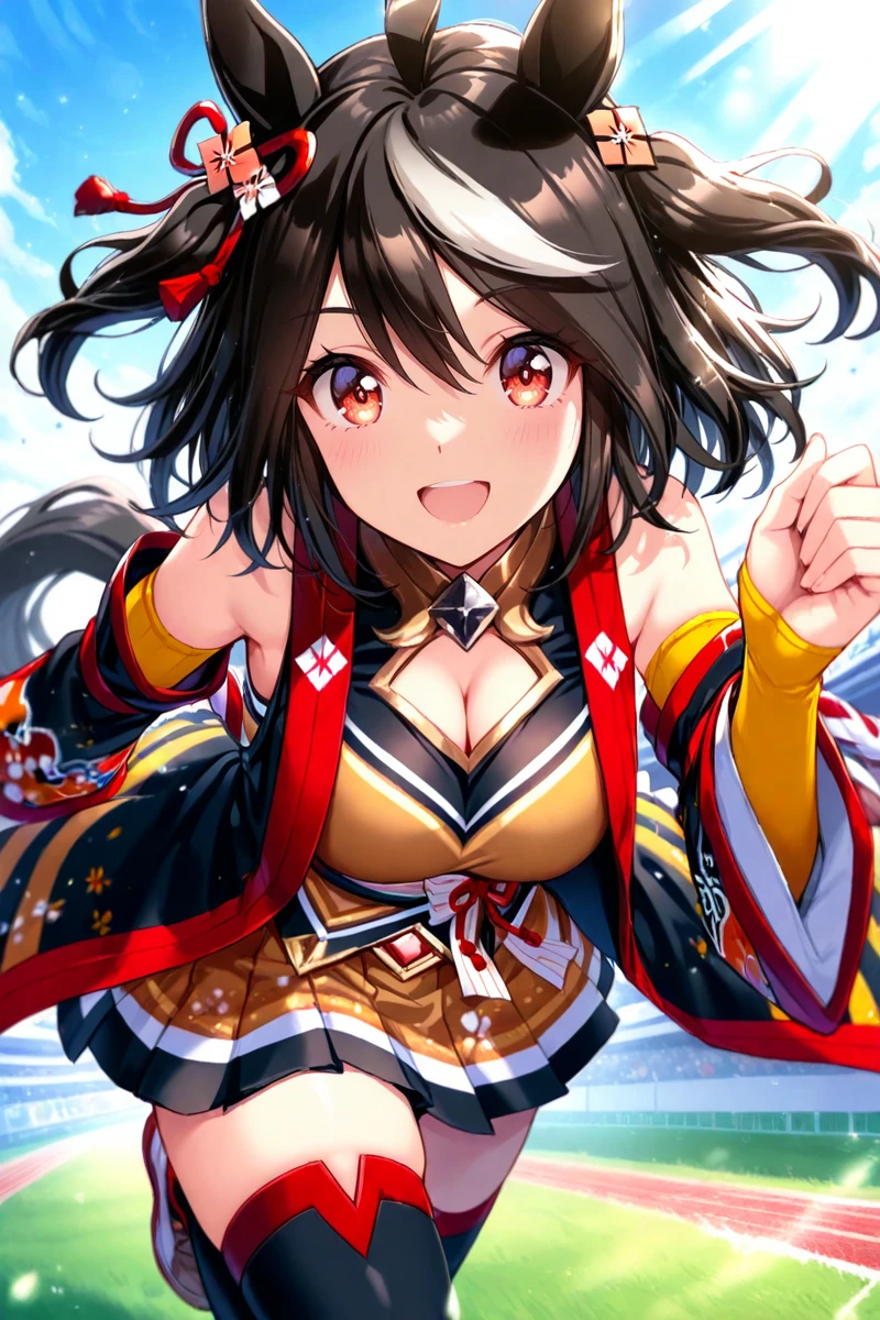 Masterpiece, best quality, kitasan black \(umamusume\), 1girl - SeaArt AI