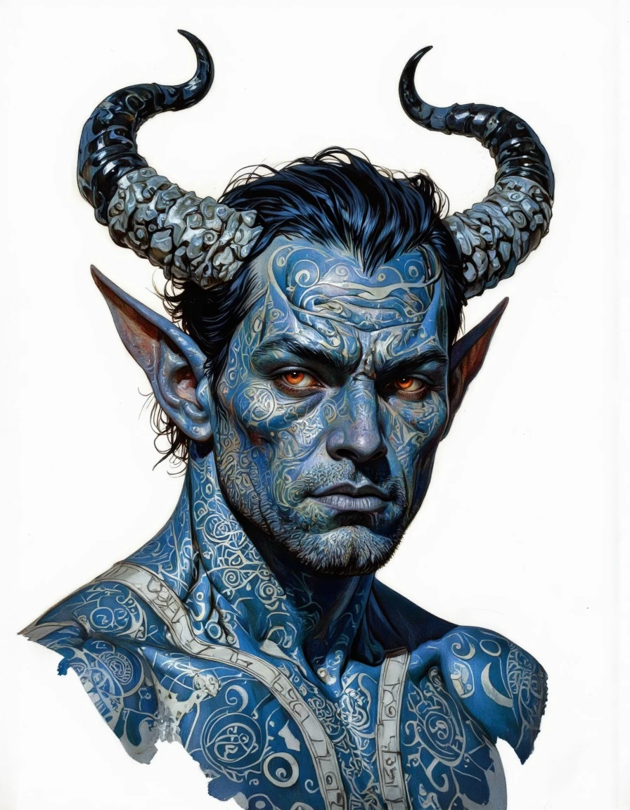 By Phandigrams. This is a digital drawing in a detailed, comic book ...