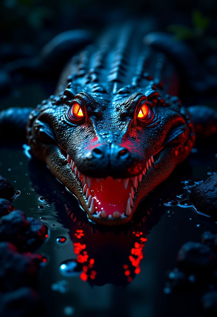 Vibrant, highly detailed, award-winning, professional. Menacing ...