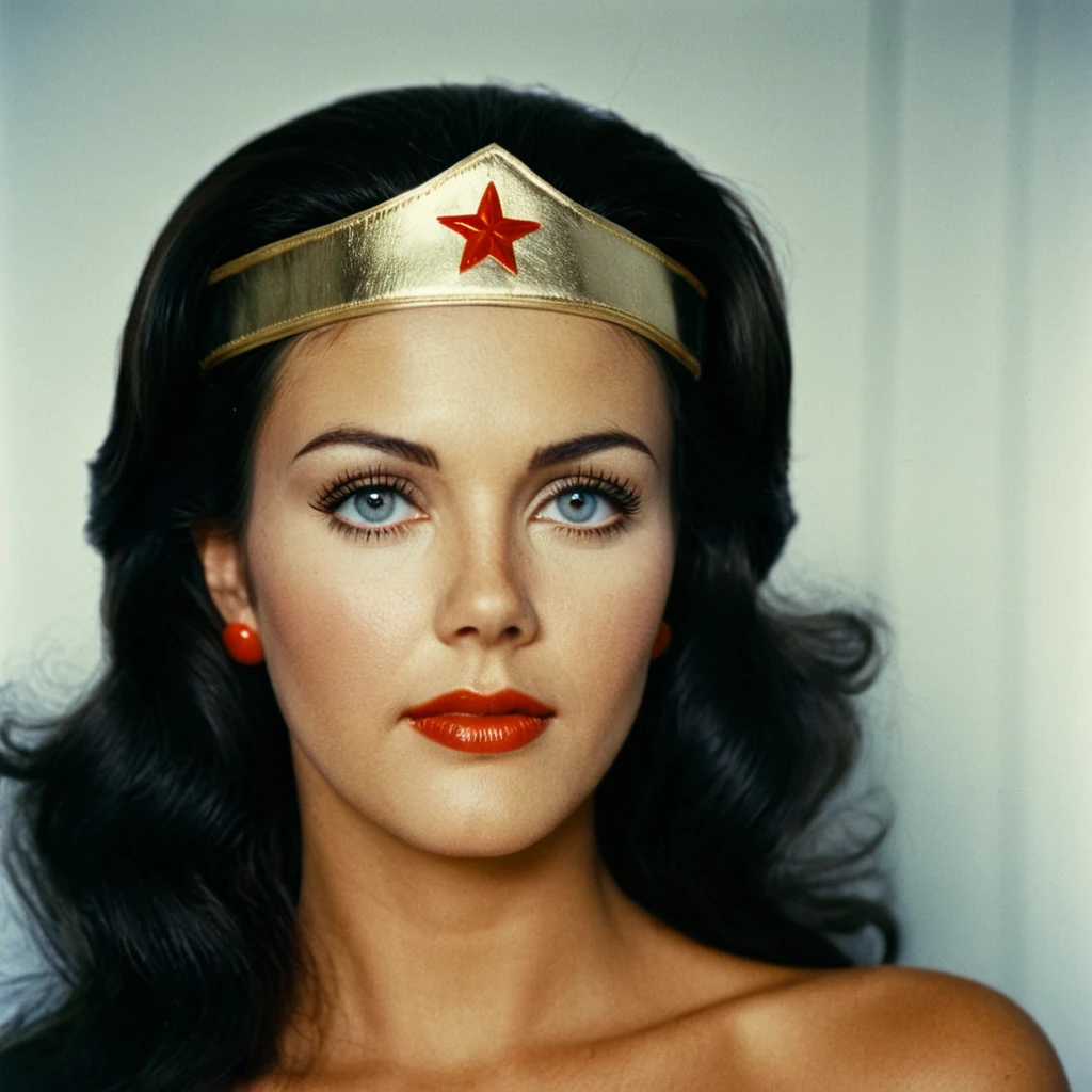 A close up of a woman with a gold crown on her head - SeaArt AI