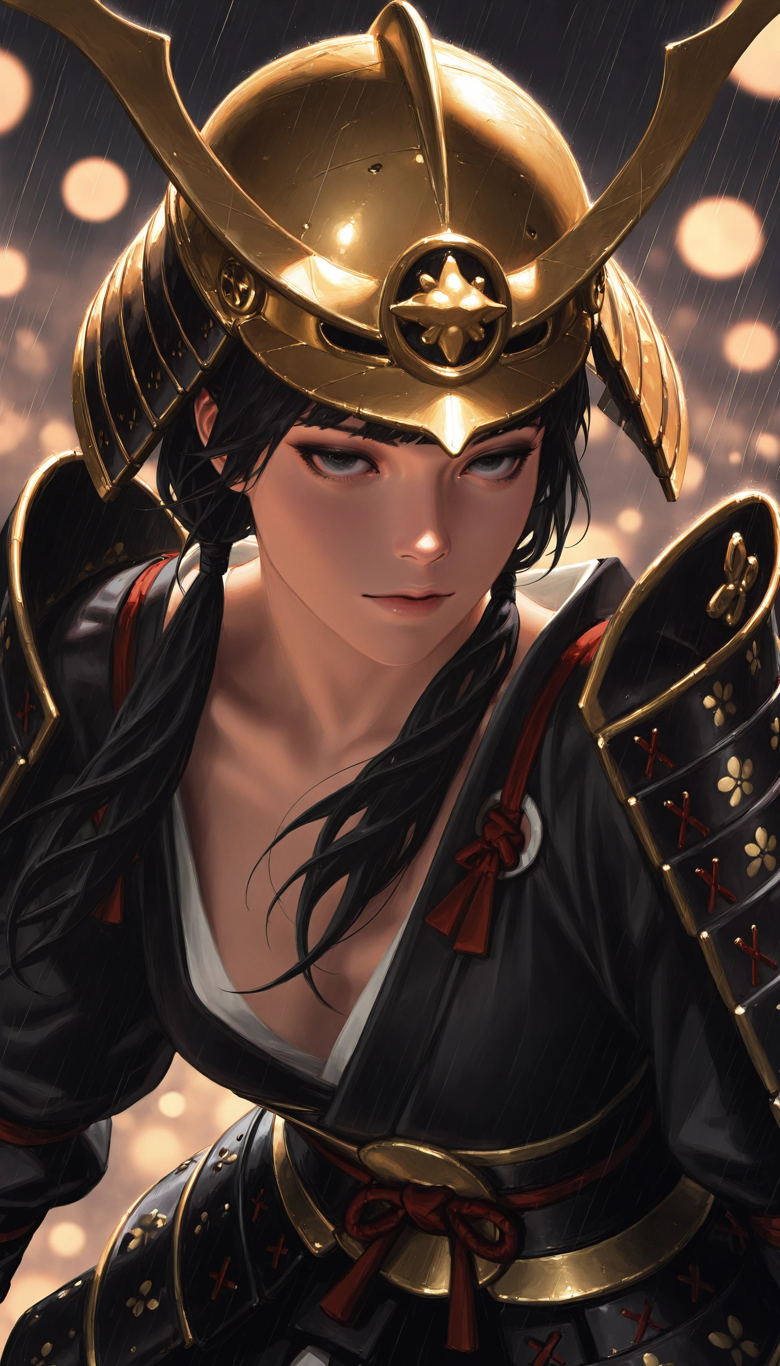 (cowboy shot, seductive headshot portrait, masterpiece, blurry - SeaArt AI