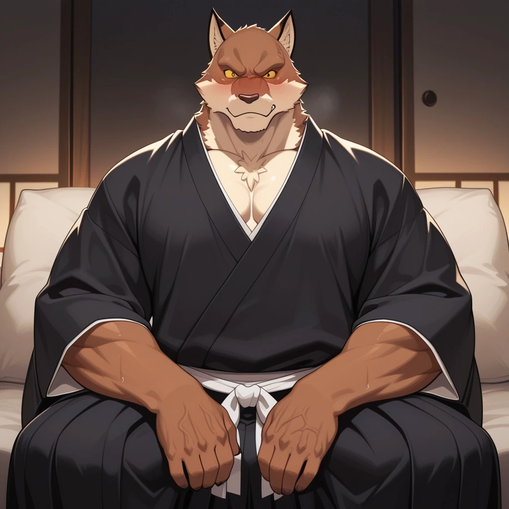 Masterpiece, best quality, amazing quality, 1boy, solo, Sajin Komamura ...