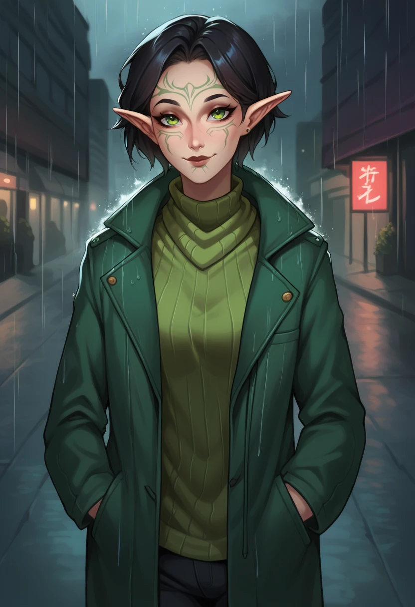 Score_9, score_8_up, score_7_up, 1girl, solo, SulfS-M3rr1LL, pointy ...