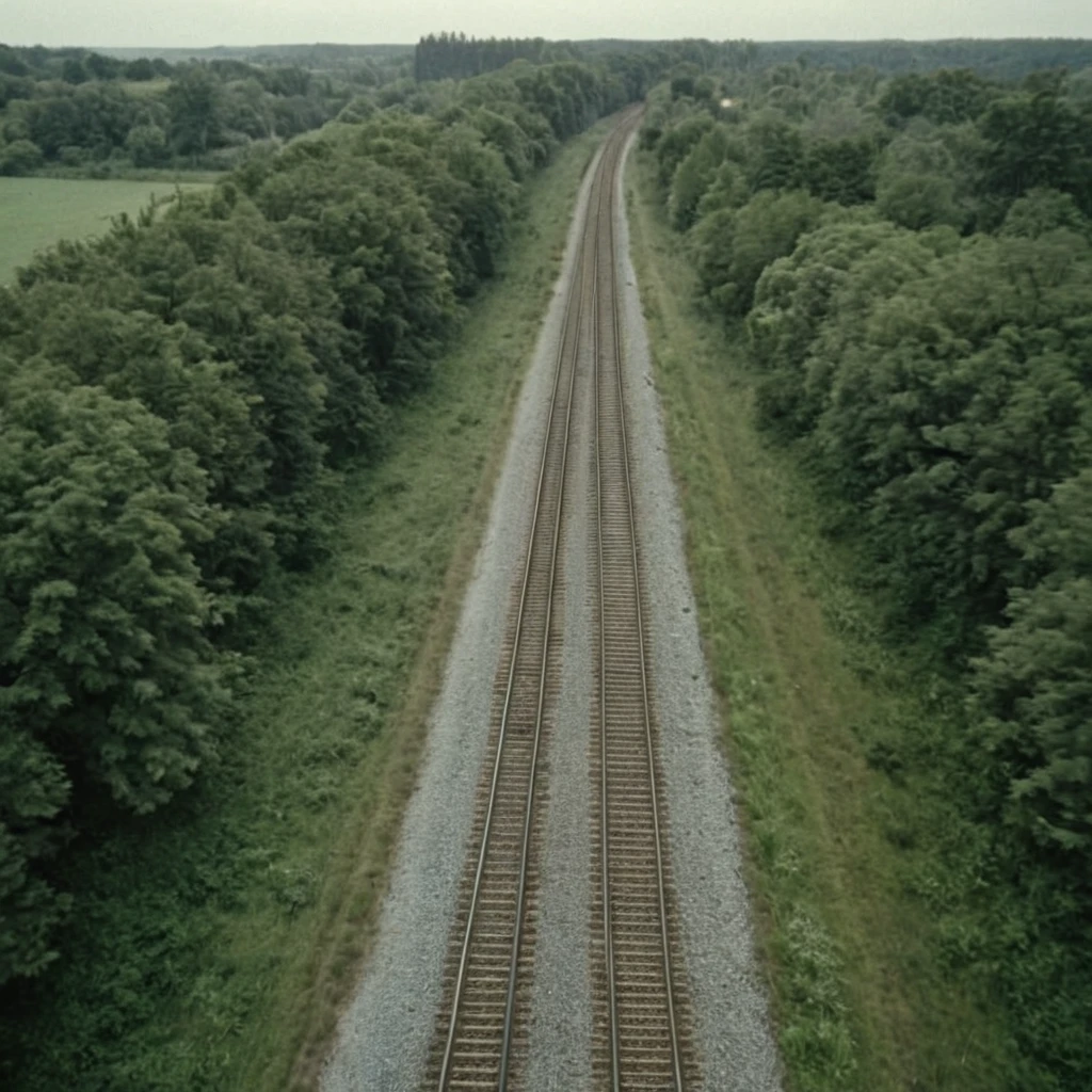 Analog film photo of