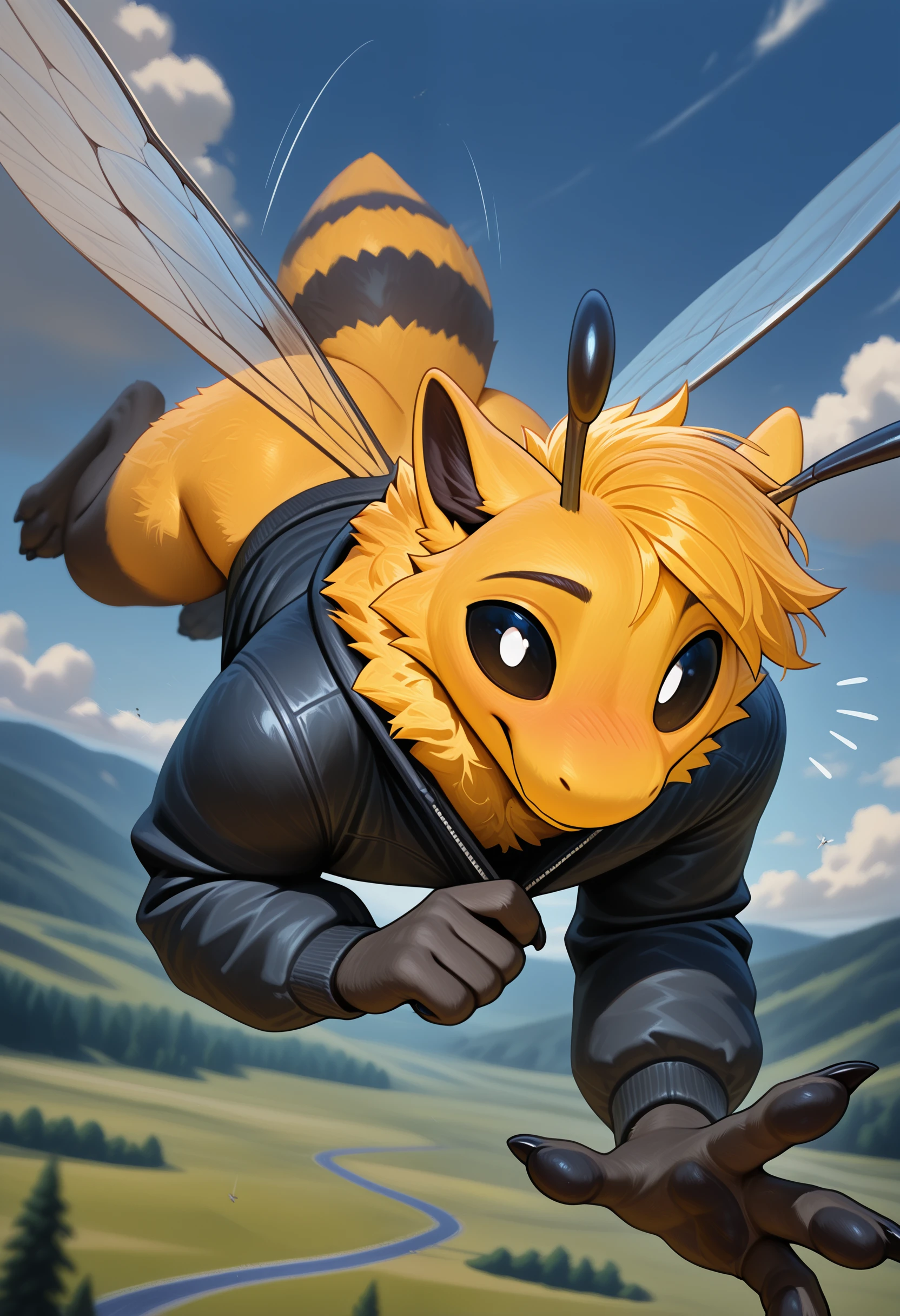 Photorealism, photorealistic, depth of field, detailed fur, male ...