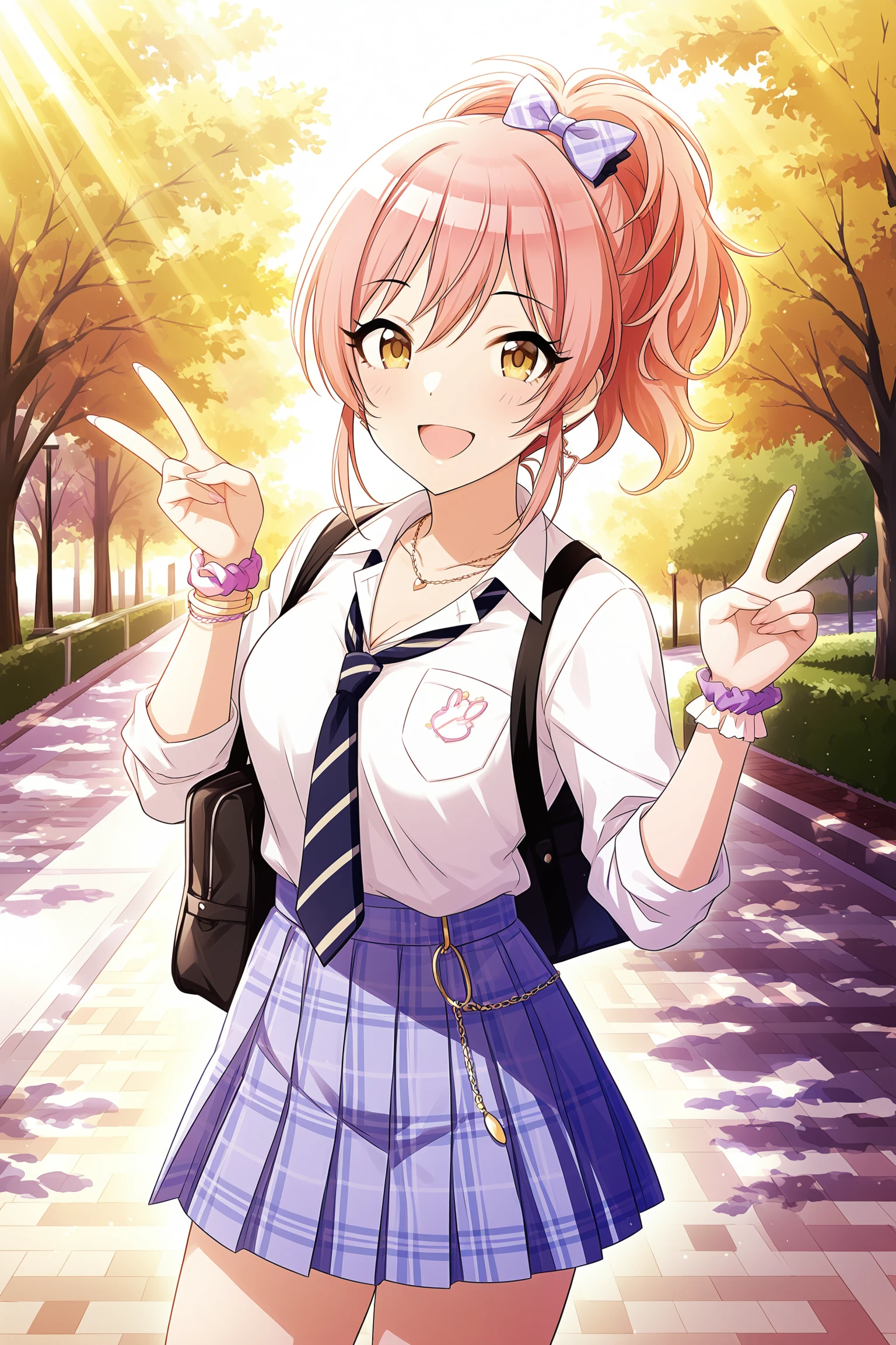 Masterpiece, best quality, detailed background, THE iDOLMSTER Shiny ...