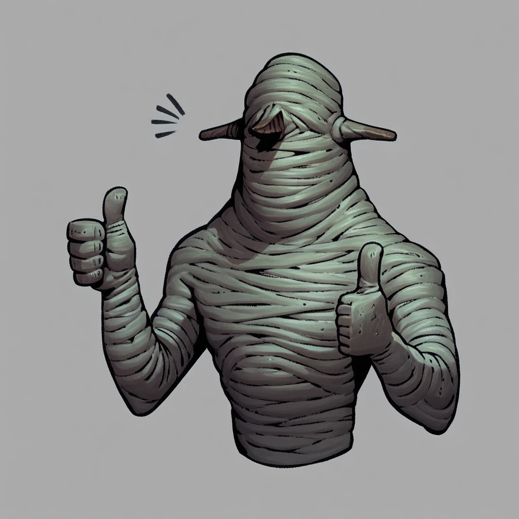 A cartoon of a man with a large head and a big nose - SeaArt AI