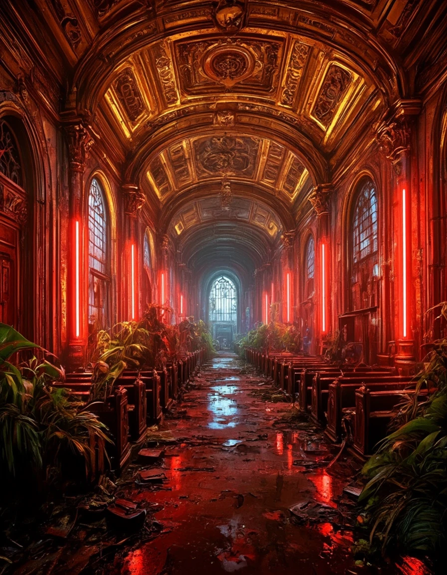 cw02lost, cyberpunk, baroque - SeaArt AI