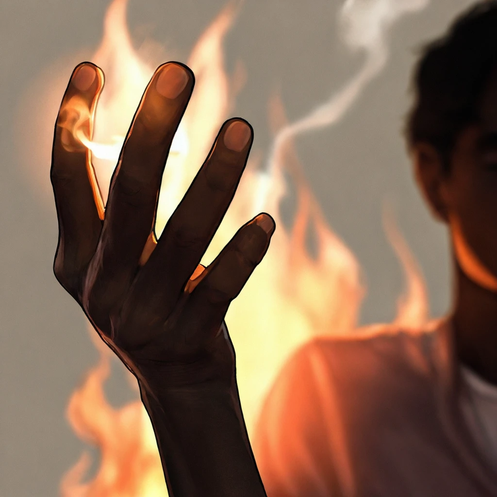Cinematic film still of