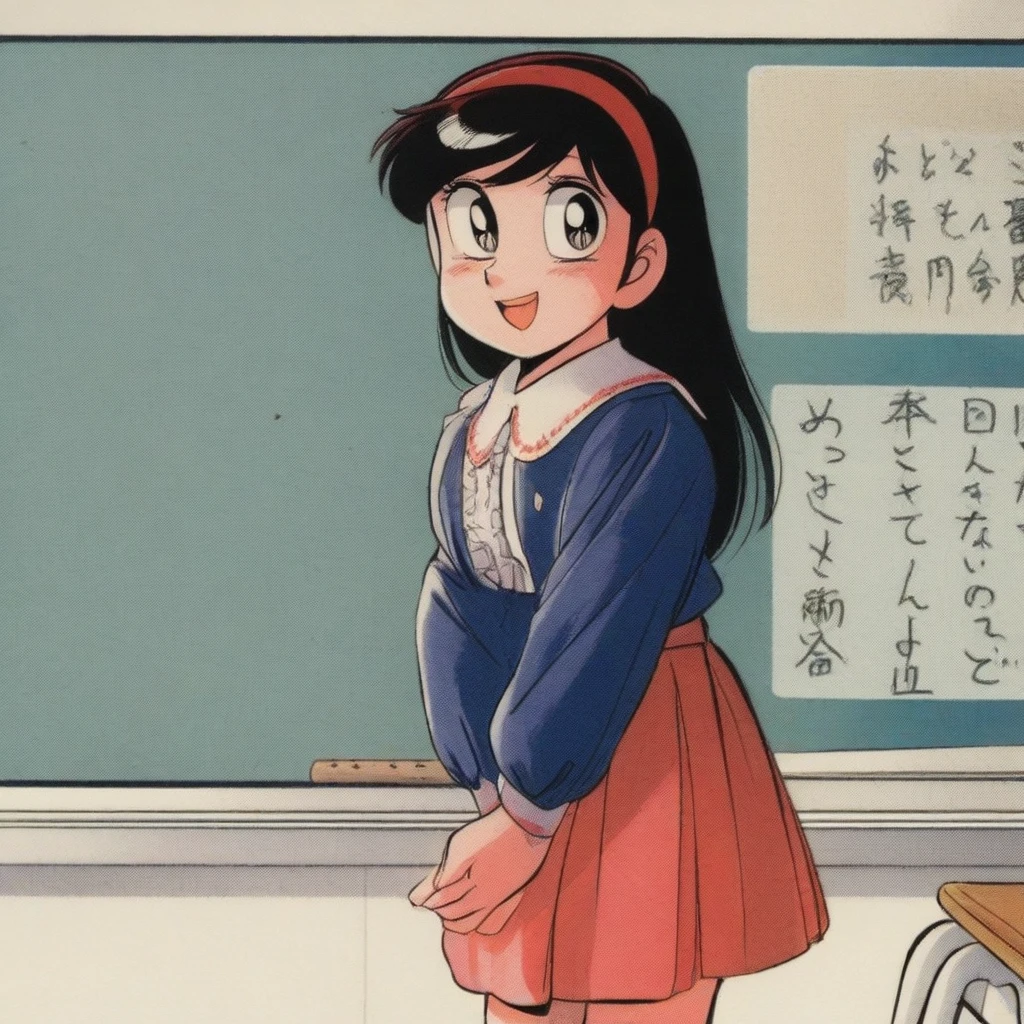 Ohime,1girl , general,official artstyle,red hairband,blushed smile ...