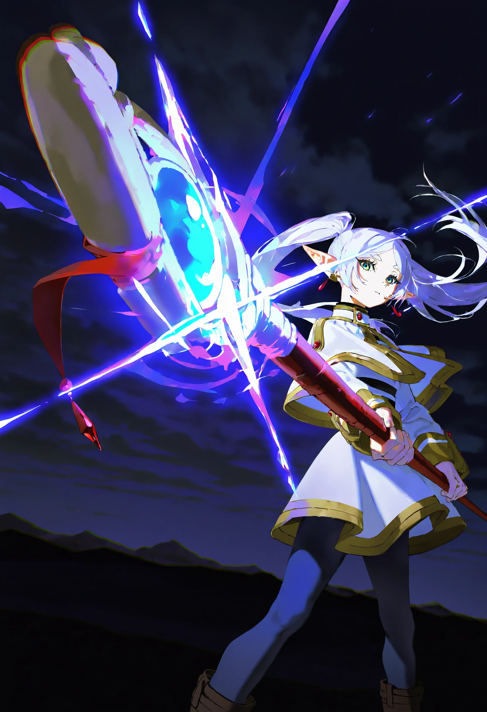 Sunrise stance, frieren, artist:[yoneyama mai|diyokama|quasarcake ...