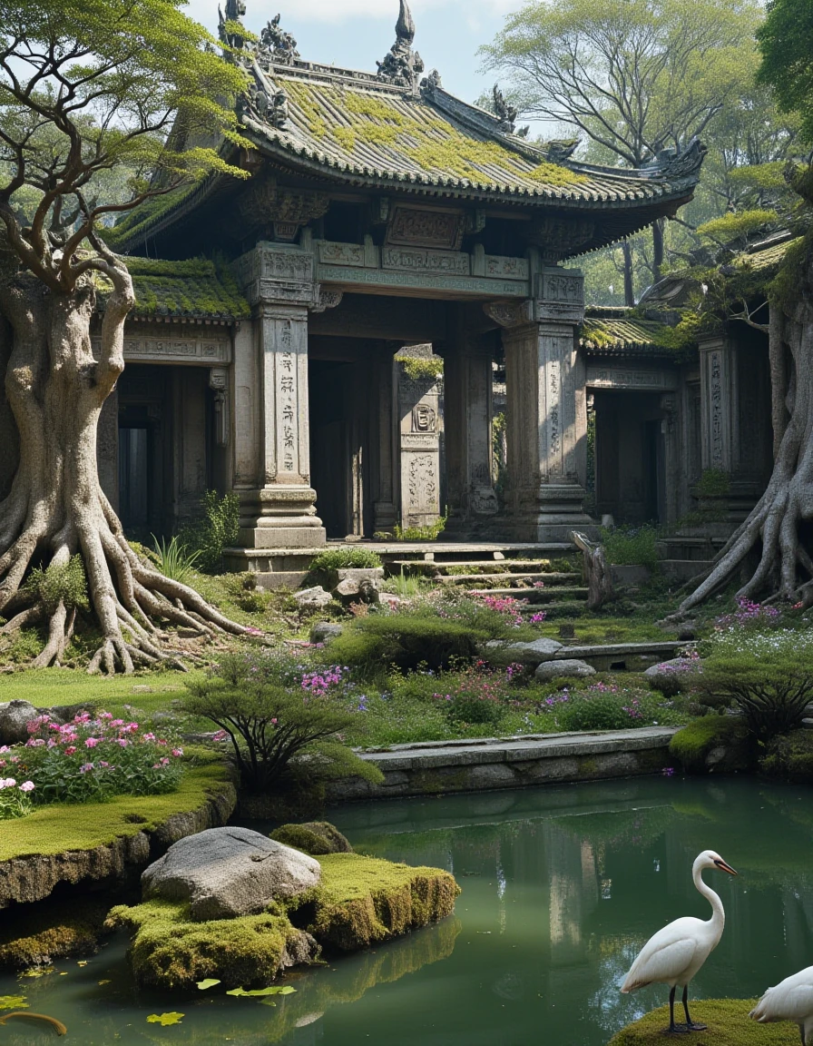 cw02lost, asian temple - SeaArt AI