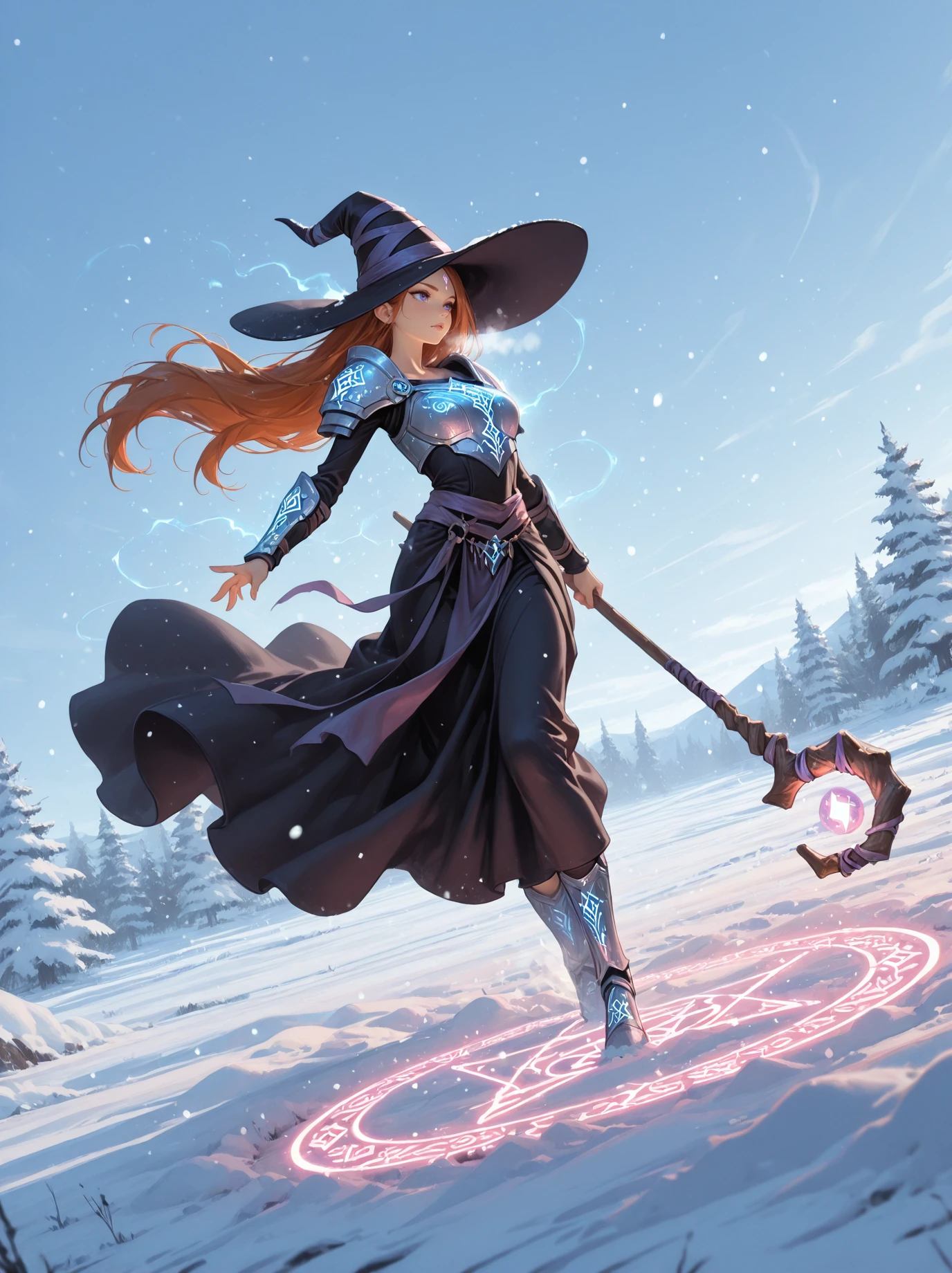 Masterpiece, best quality, absurdres, newest, 1girl, sorceress - SeaArt AI