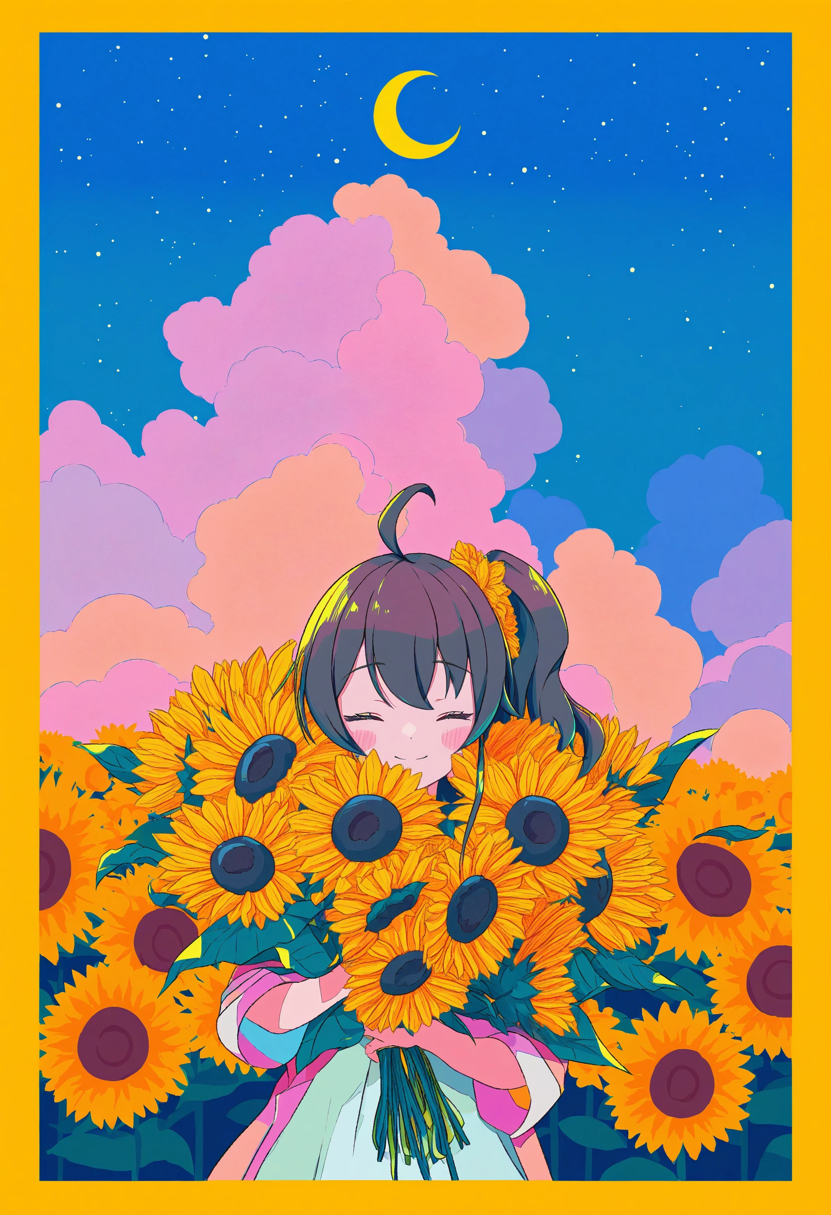 Pastel colors, natsuiro matsuri, artist:[mosuko|wangza|najuco - SeaArt AI