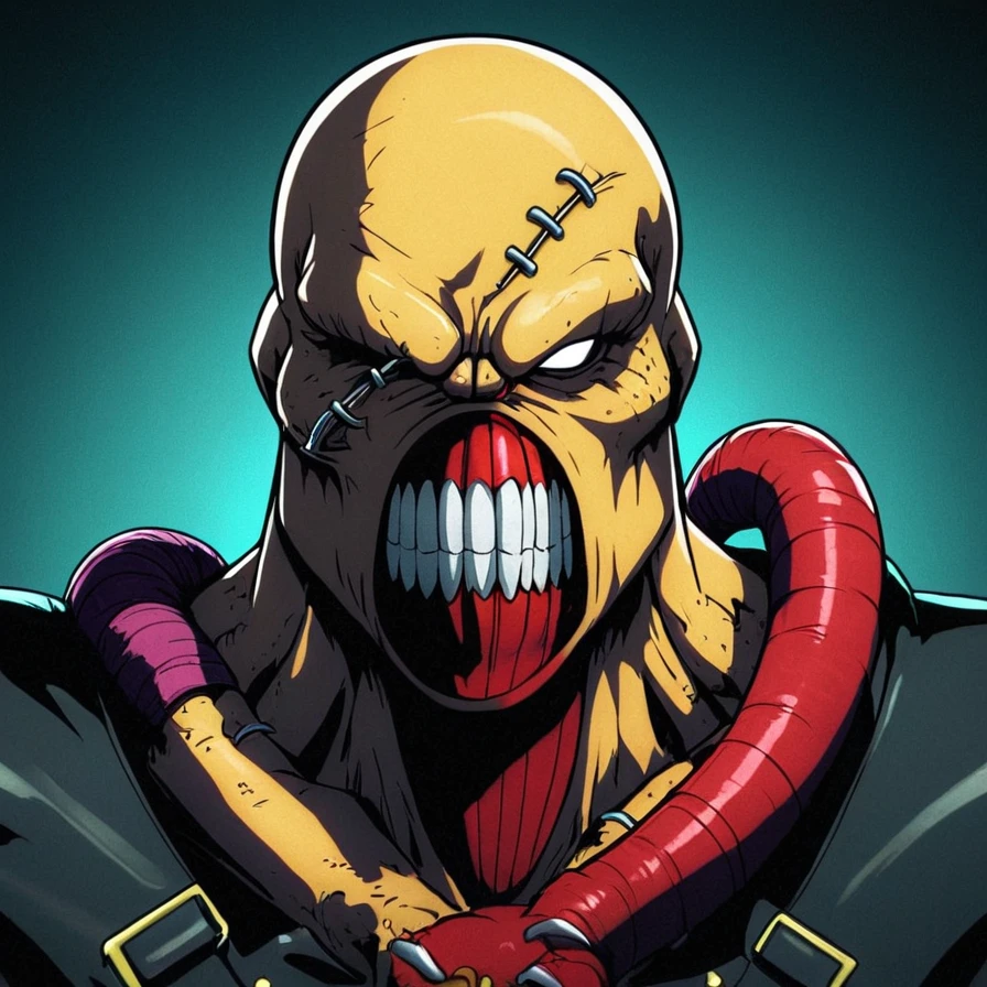 Anime artwork of cartoon Nemesis style - SeaArt AI