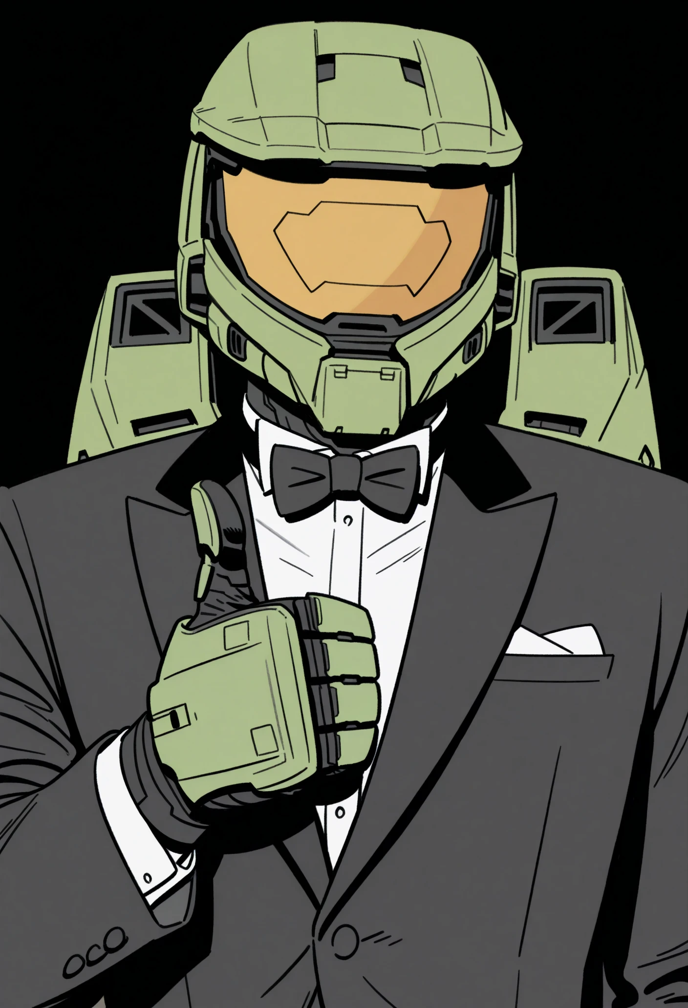 1boy, solo, male focus, tuxedo, bowtie, tuxedo shirt, jacket - SeaArt AI