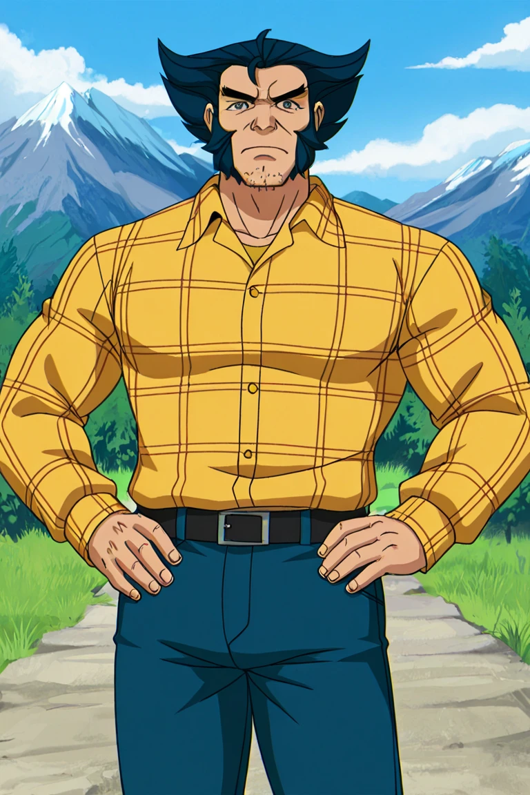 Masterpiece, best quality, highres, newest, anime coloring, logan ...