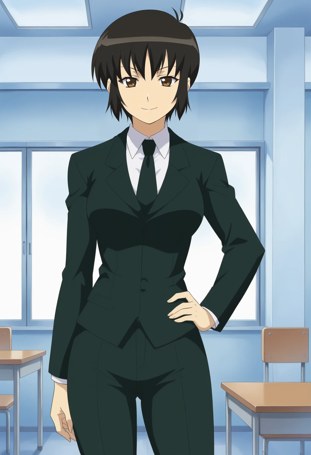 ,1girl,solo,Kosame,short hair,black hair - SeaArt AI