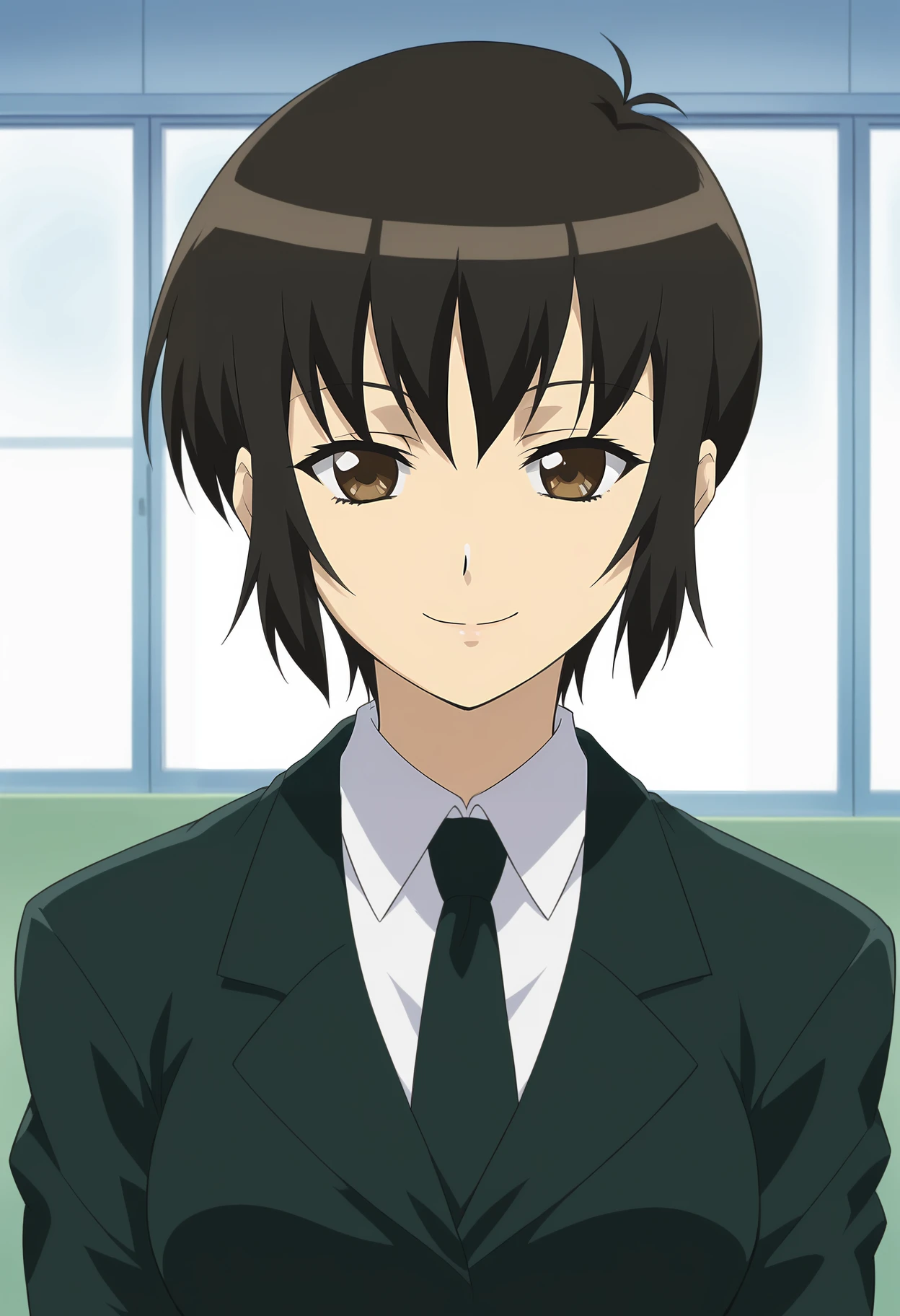 ,1girl,solo,Kosame,short hair,black hair - SeaArt AI