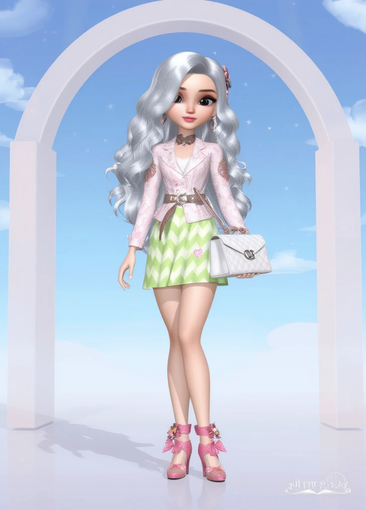 3d Princess, masterpiece full of details.This digital artwork features ...
