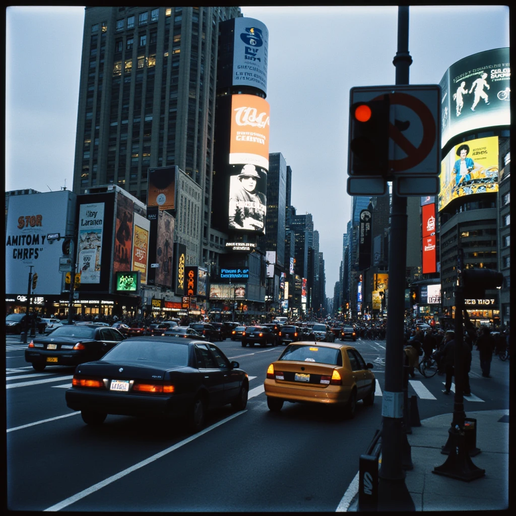 Cinematic film still of