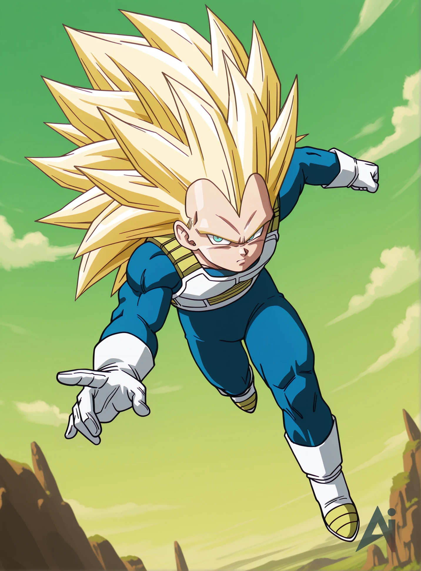 dbdaima, male focus, full body, 1boy, solo - SeaArt AI