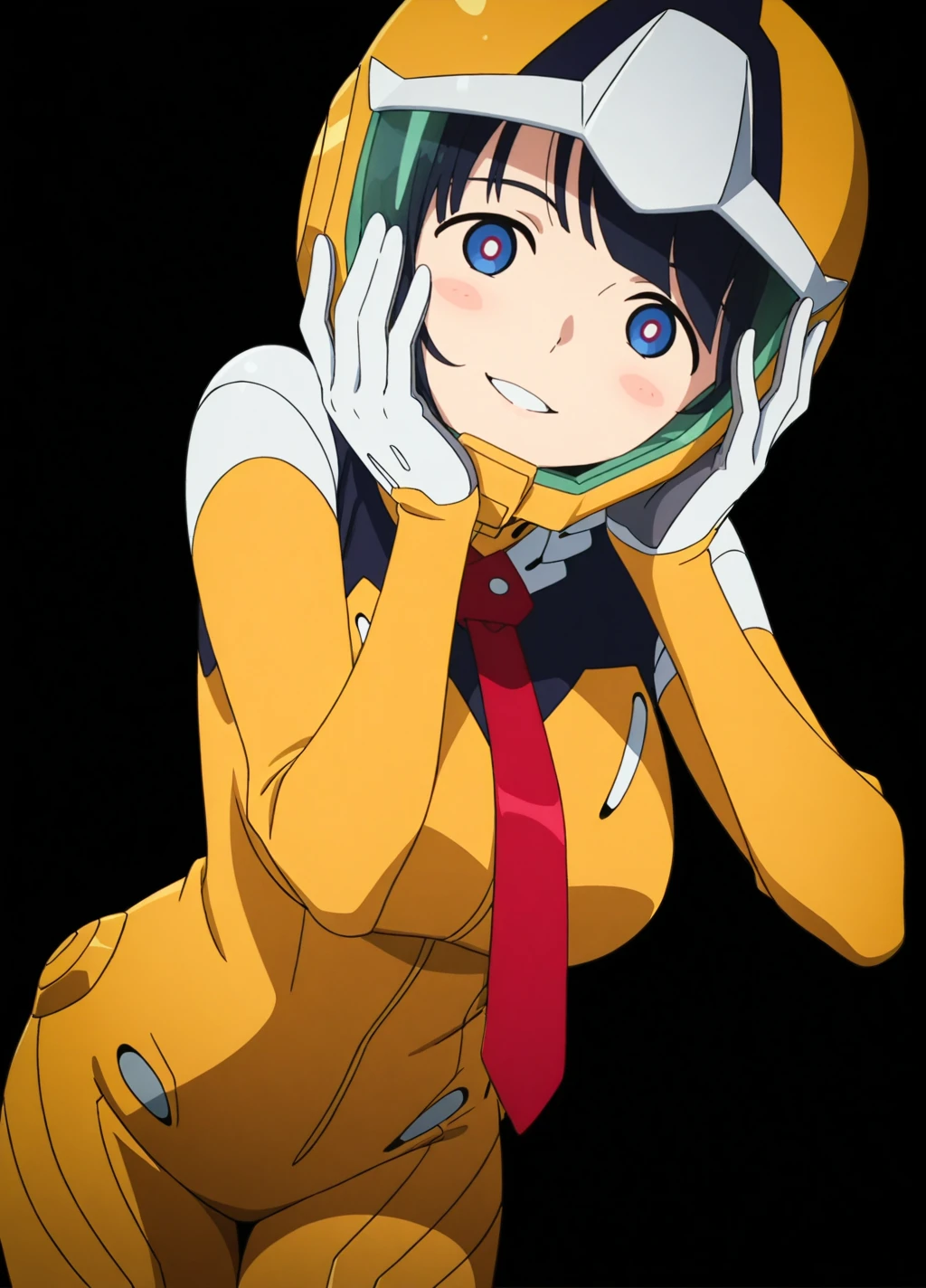 Simple background, white background, head tilt, anime screencap - SeaArt AI