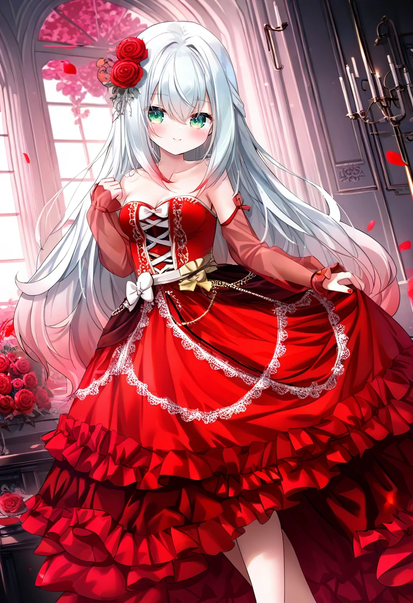 1girl,noa fleur,battle spirits,bare shoulders,breasts,cleavage - SeaArt AI