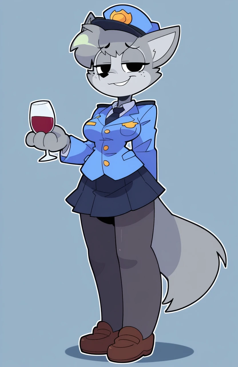 1girl, toon \(style\), flat color, chl0e, freckles - SeaArt AI