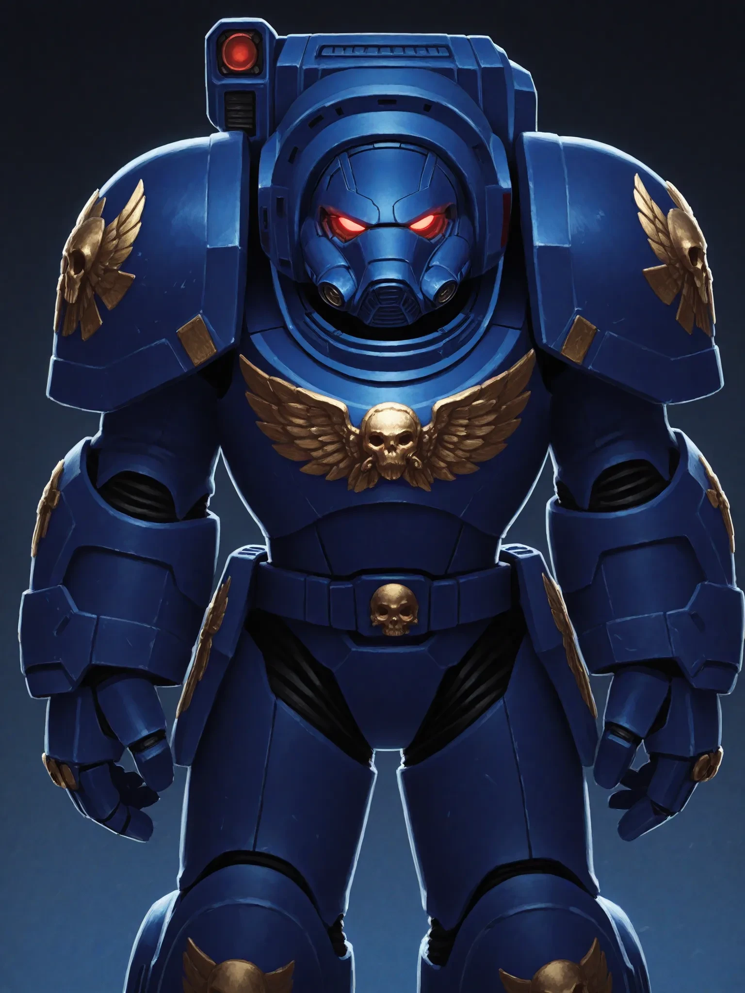 Terminatorspacemarineil, terminator helmet, terminator armor - SeaArt AI