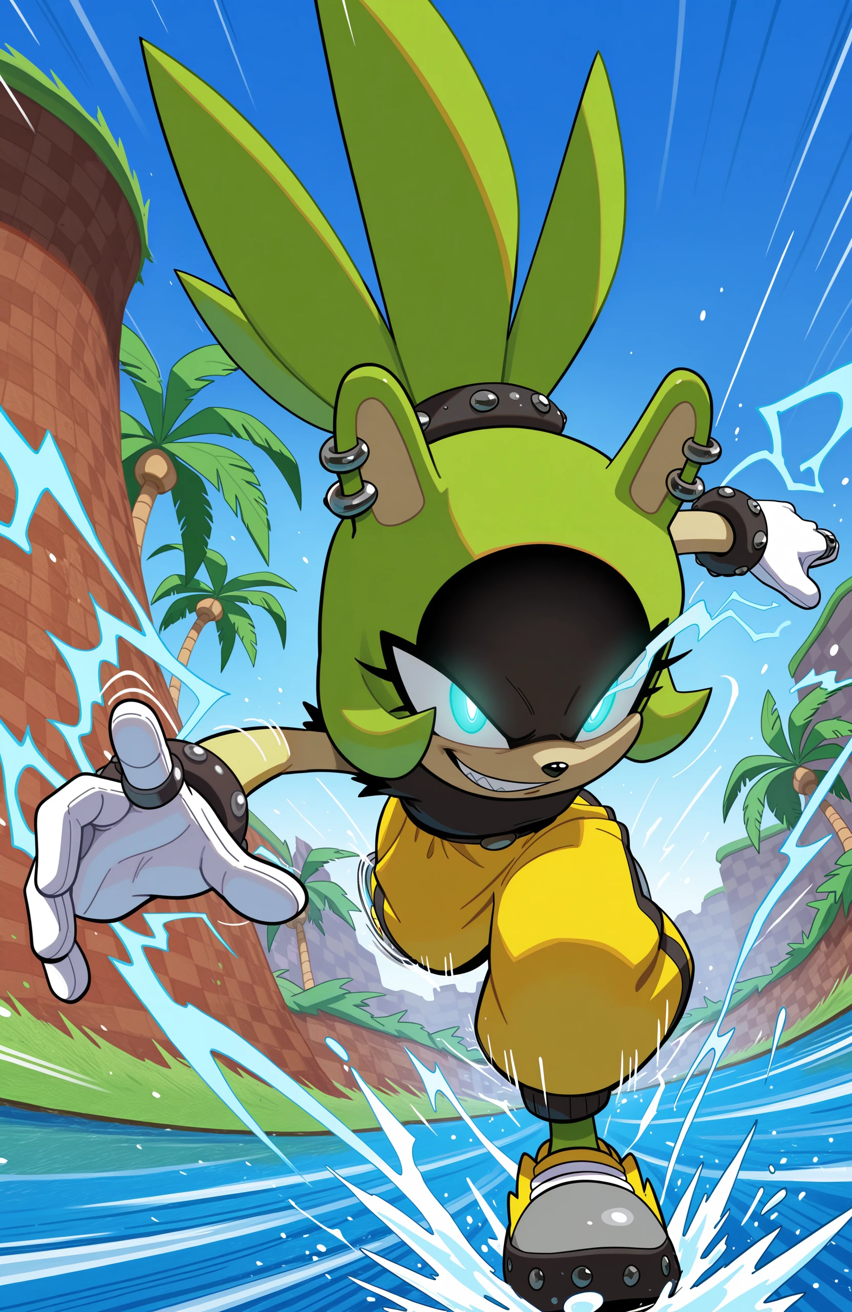 1girl, solo, no humans, surge the tenrec - SeaArt AI