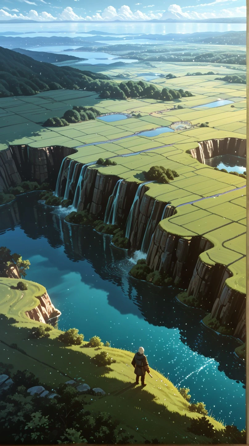 1boy, landscape, mythical, masterpiece, best quality, high quality ...