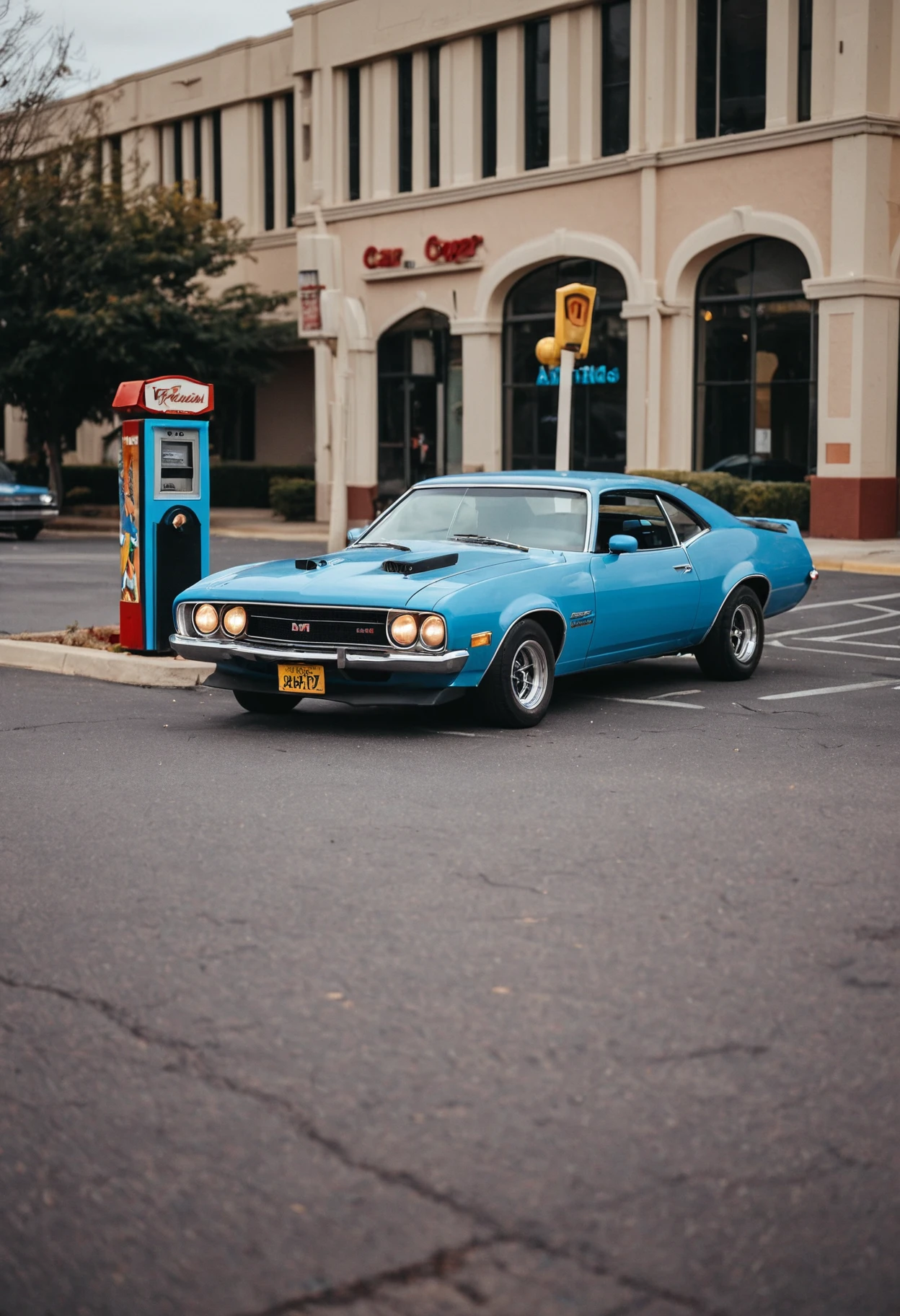 Retro arcade style Car theme ,A.D.M. Cooper - SeaArt AI