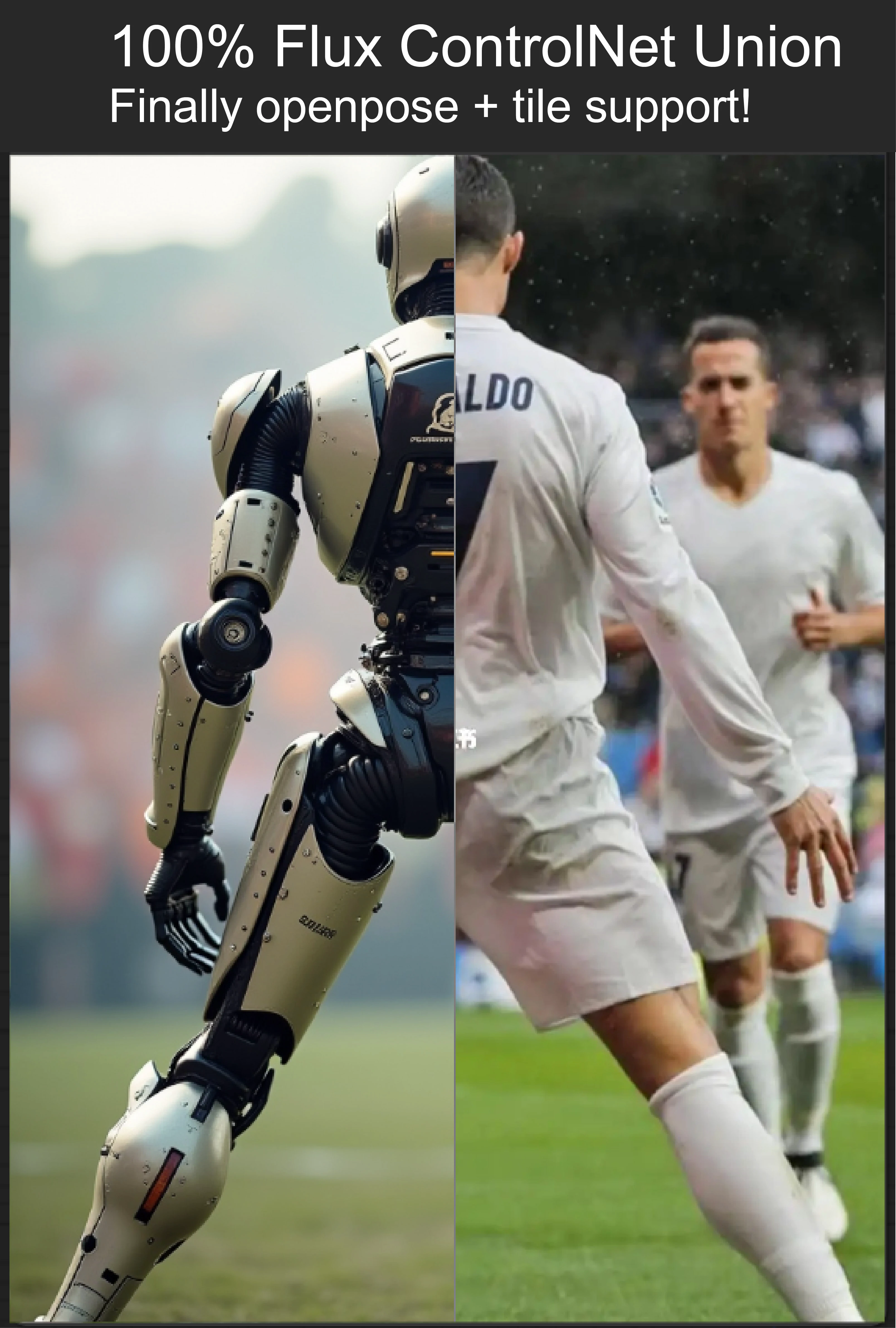 Flux Openpose & Tile ControlNets finally here!!! Flux Native ControlNet ...